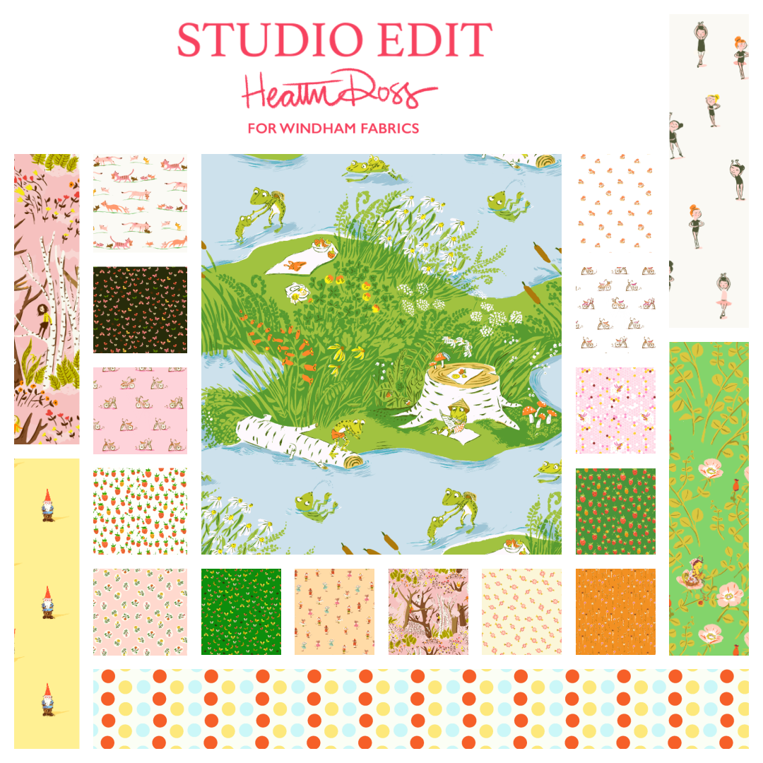 Heather Ross "Studio Edit" for Windham Fabrics – Whim So Doodle