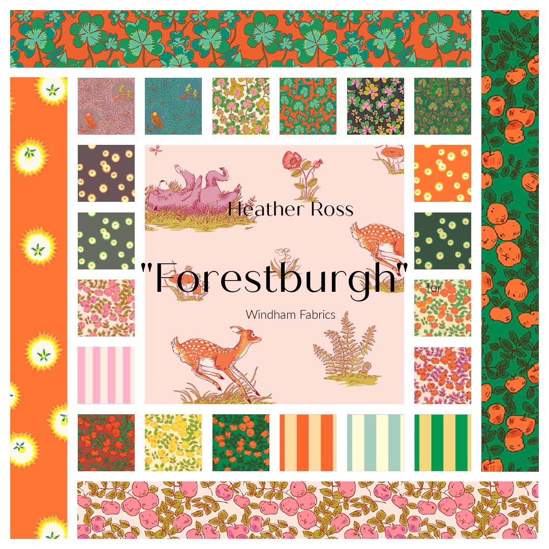 Heather Ross "Forestburgh" for Windham Fabrics – Whim So Doodle