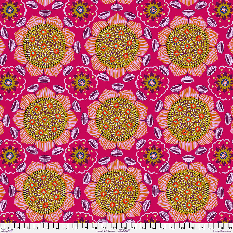 Anna Maria "Brave" Surprise in Coral - Half Yard – Whim So Doodle