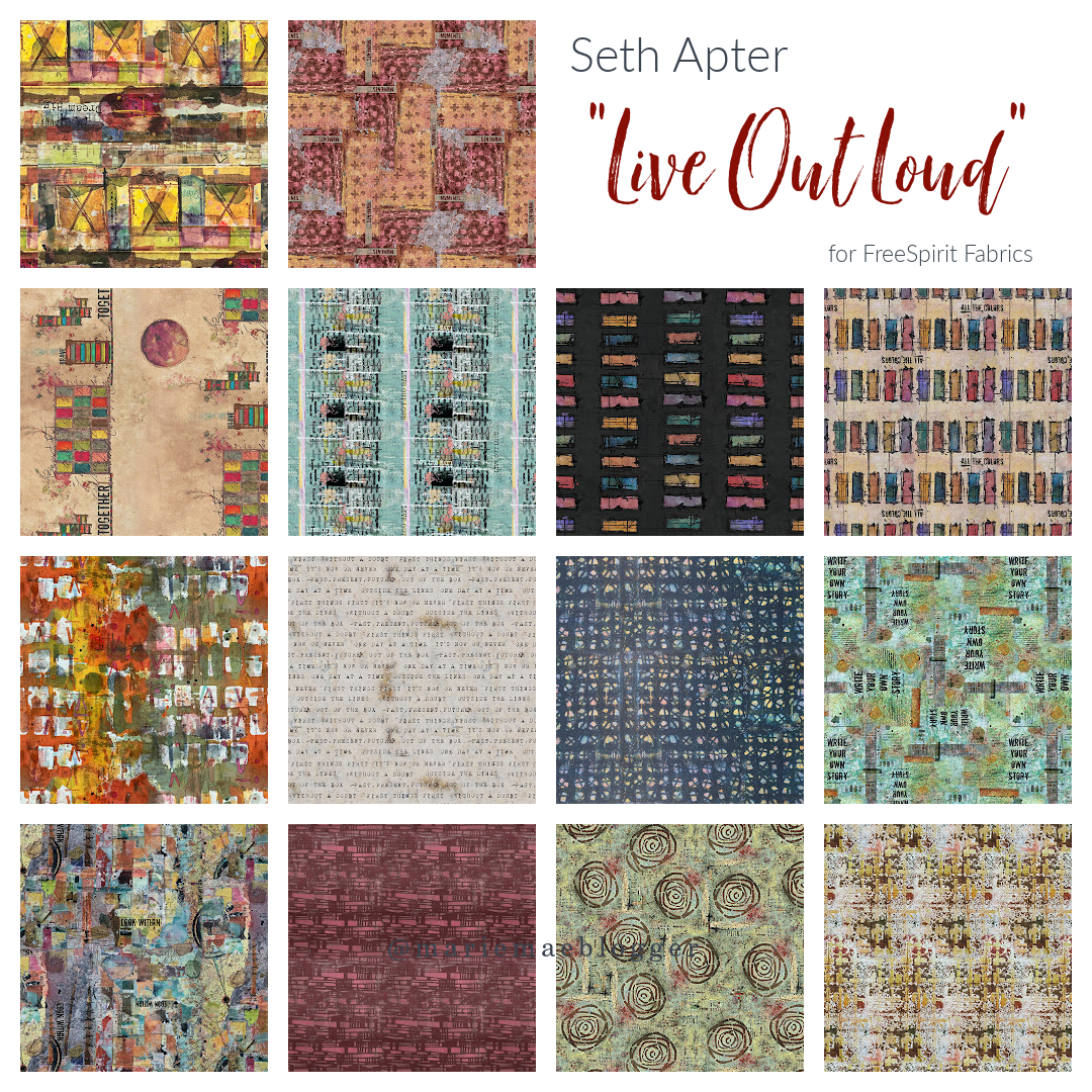 Seth Apter "Live Out Loud" for FreeSpirit Fabrics – Whim So Doodle
