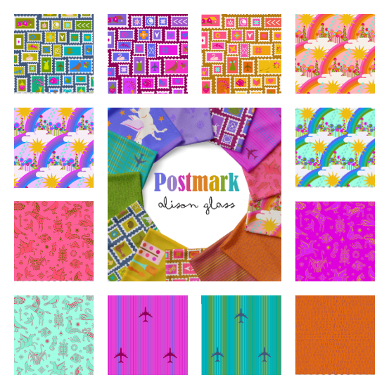 Alison Glass "Postmark" for Andover Fabrics – Whim So Doodle
