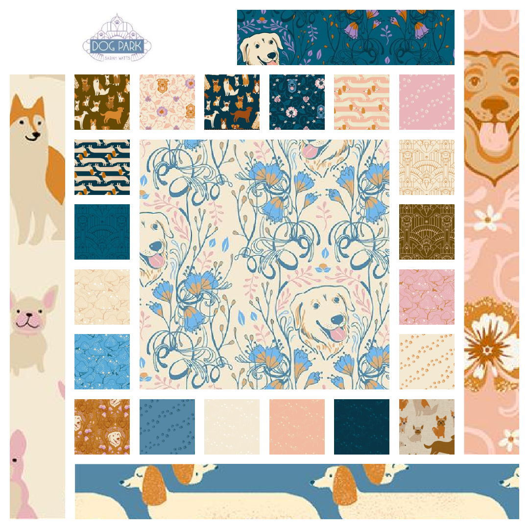 Ruby Star Society "Dog Park" by Sarah Watts – Whim So Doodle