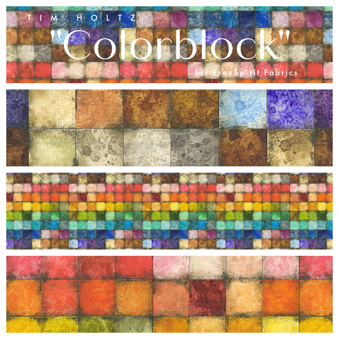 Tim Holtz "Colorblock" for FreeSpirit Fabrics – Whim So Doodle