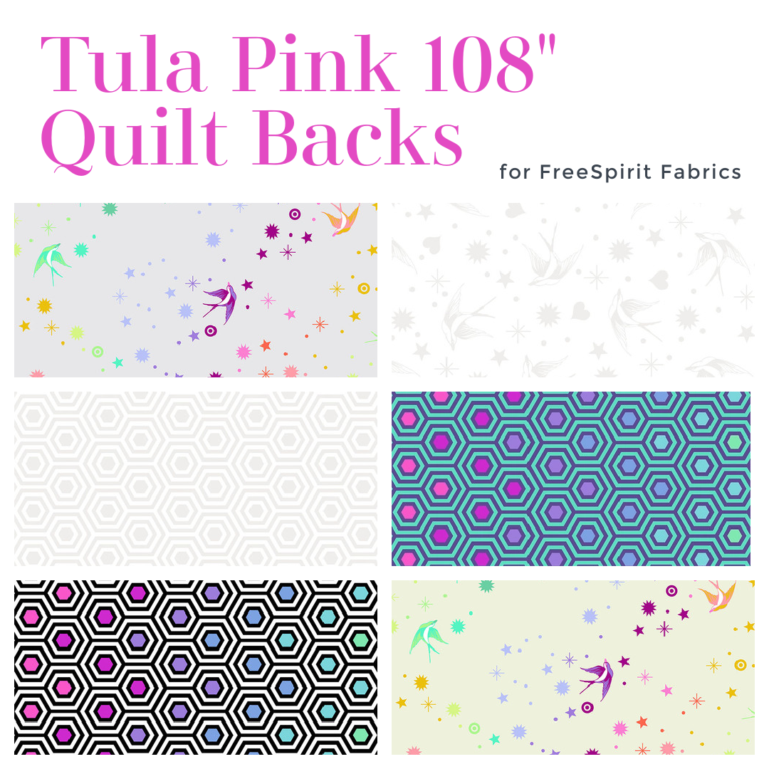 Tula Pink True Colors 108" Quilt Backs – Whim So Doodle