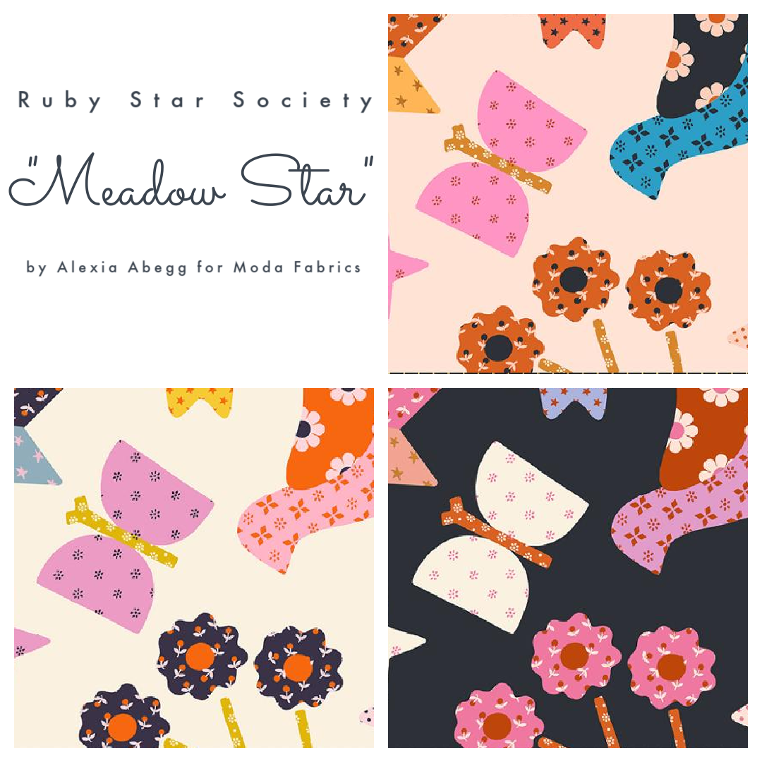 Ruby Star Society "Meadow Star" by Alexia Abegg for Moda Fabrics – Whim ...