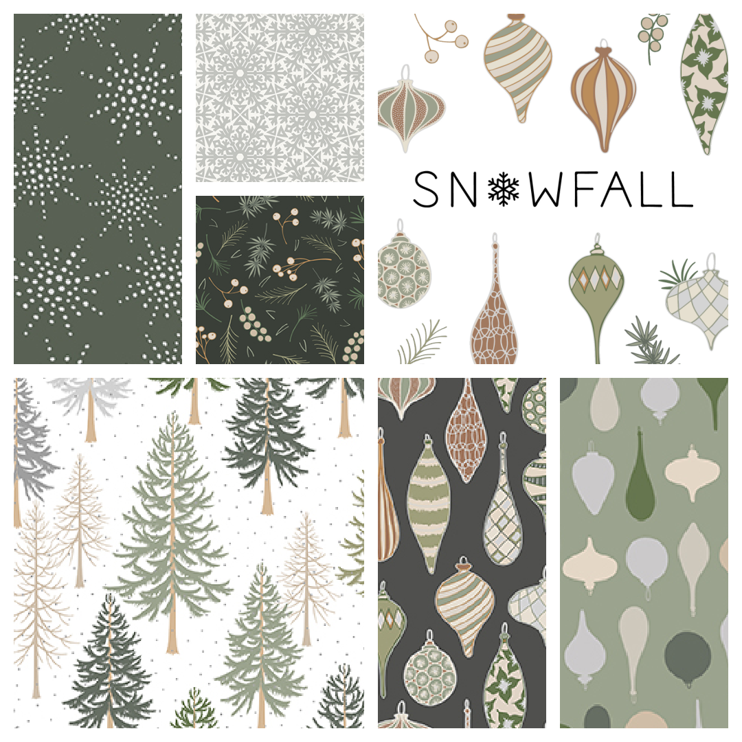 Pippa Shaw "Snowfall" for Figo Fabrics – Whim So Doodle