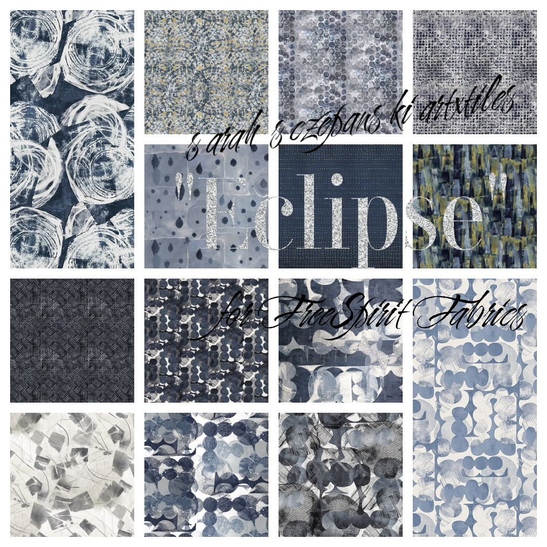 Sarah Sczepanski Artxtiles "Eclipse" for FreeSpirit Fabrics – Whim So ...