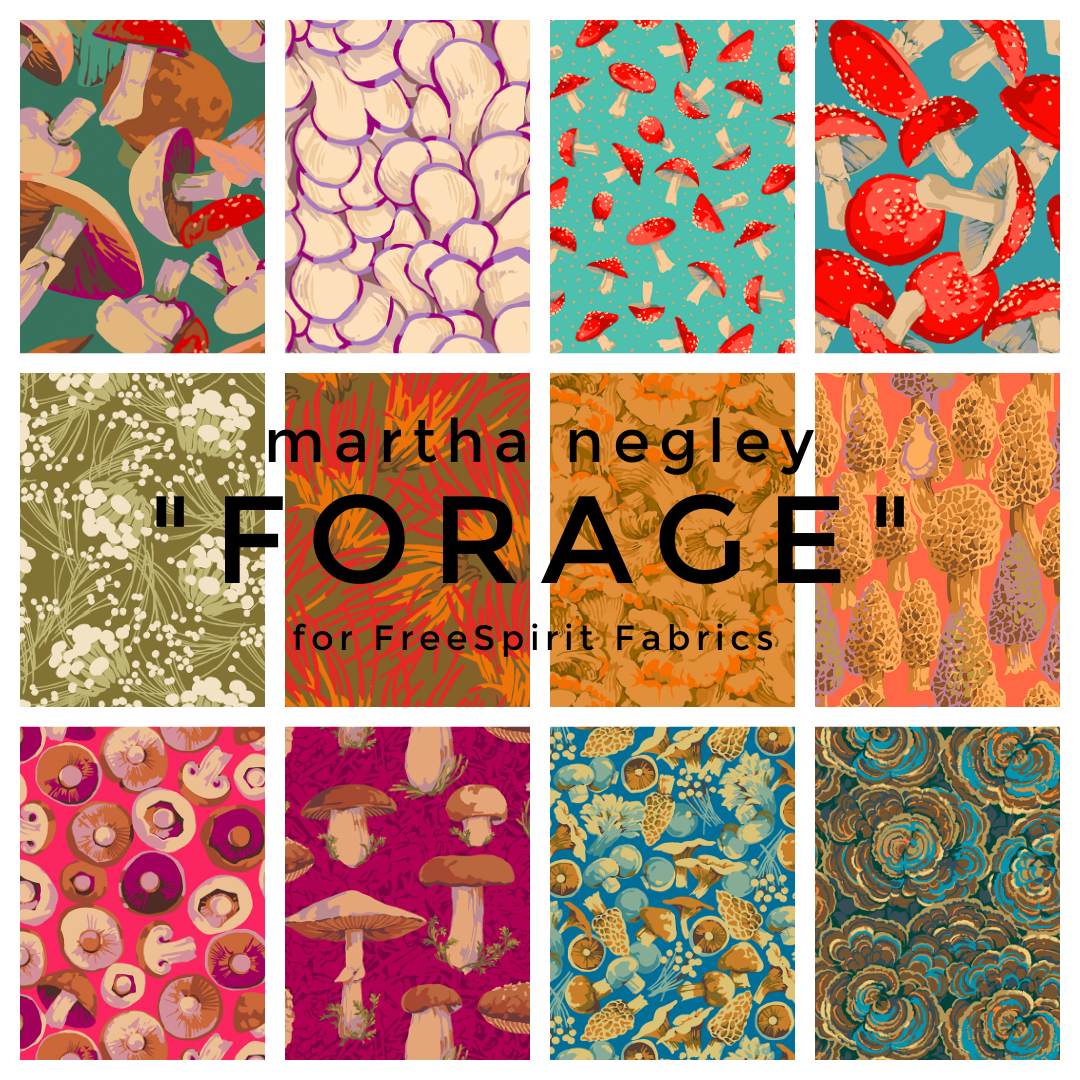Martha Negley "Forage" for FreeSpirit Fabrics – Whim So Doodle
