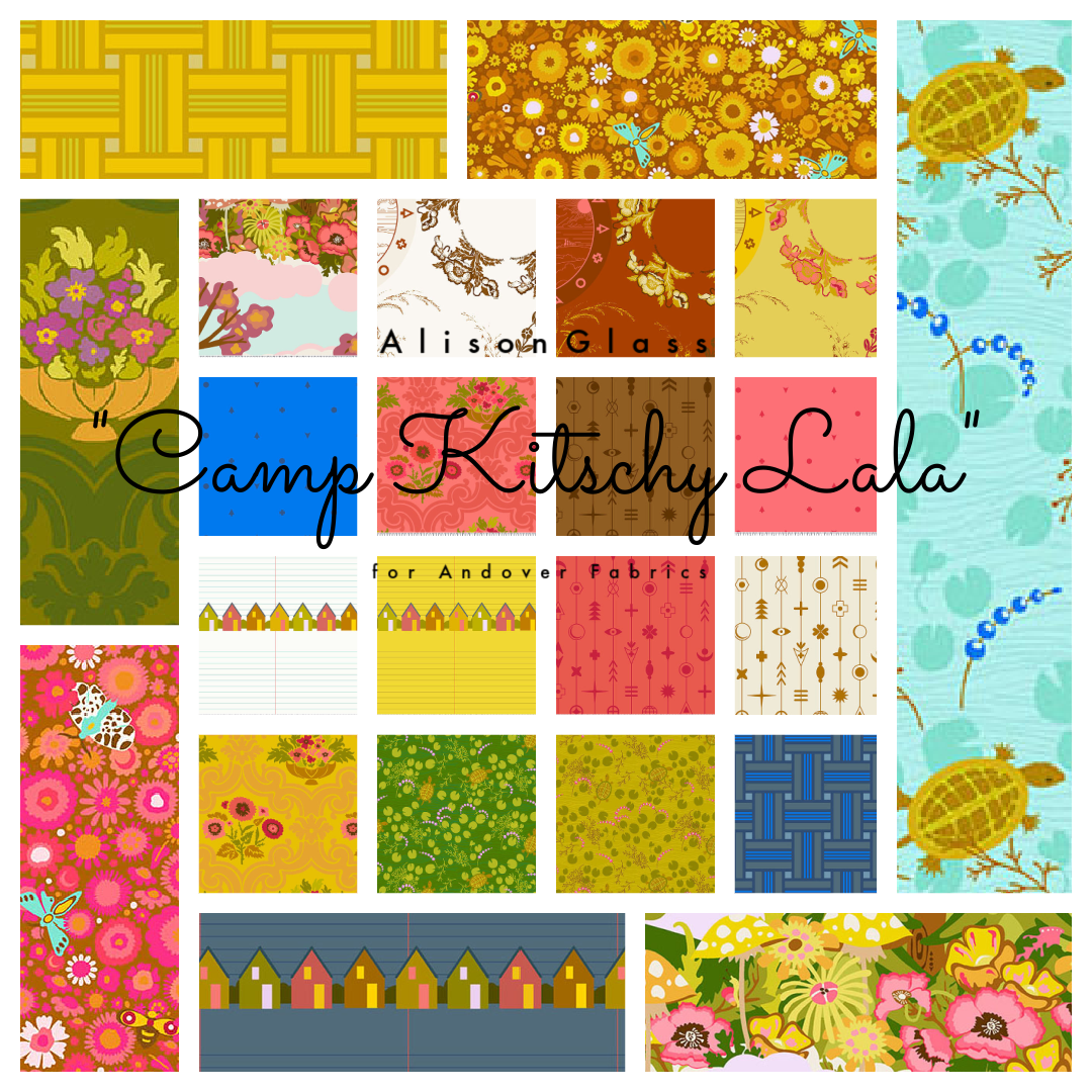 Alison Glass "Camp Kitschy Lala" for Andover Fabrics – Whim So Doodle