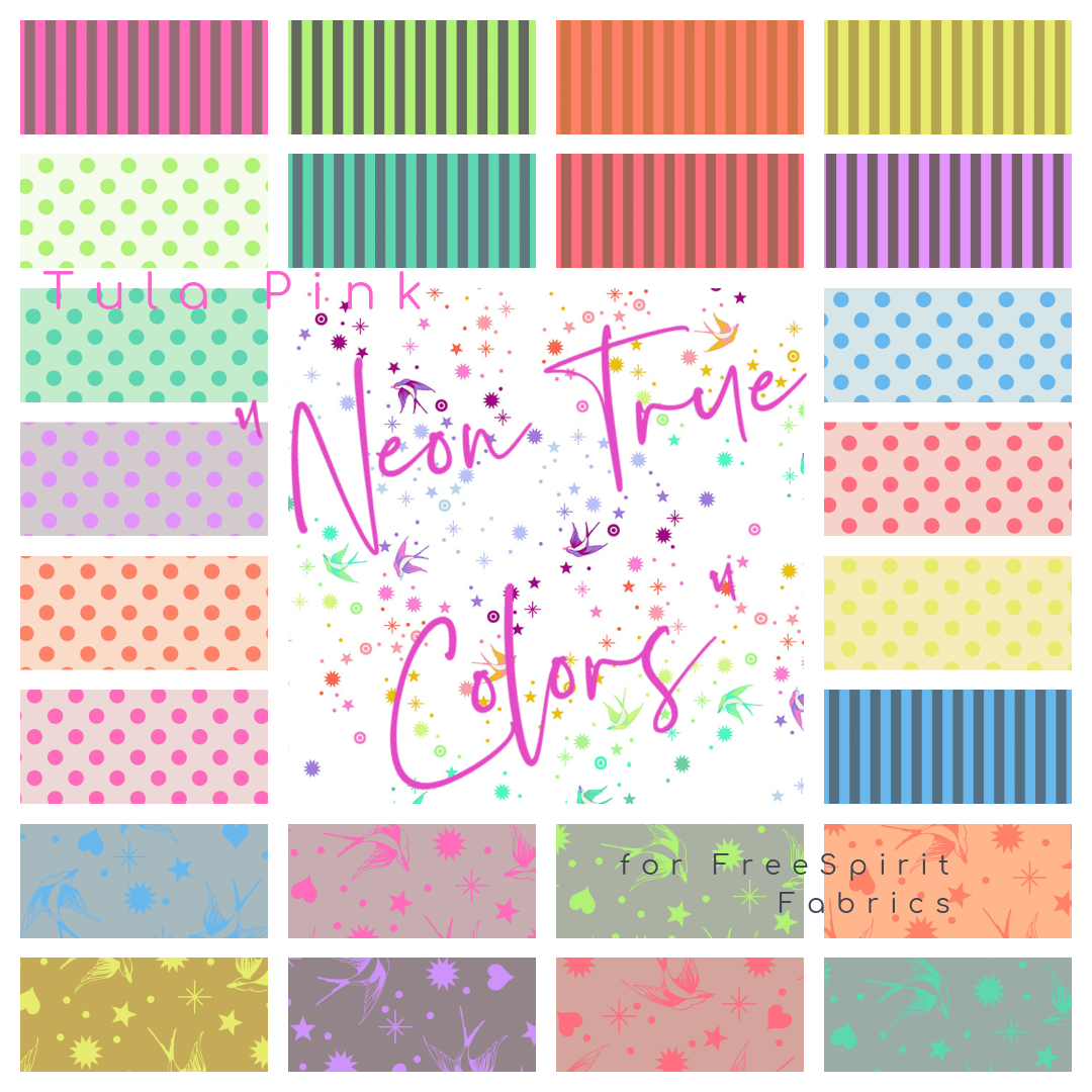 Tula Pink "Neon True Colors" for FreeSpirit Fabrics – Whim So Doodle