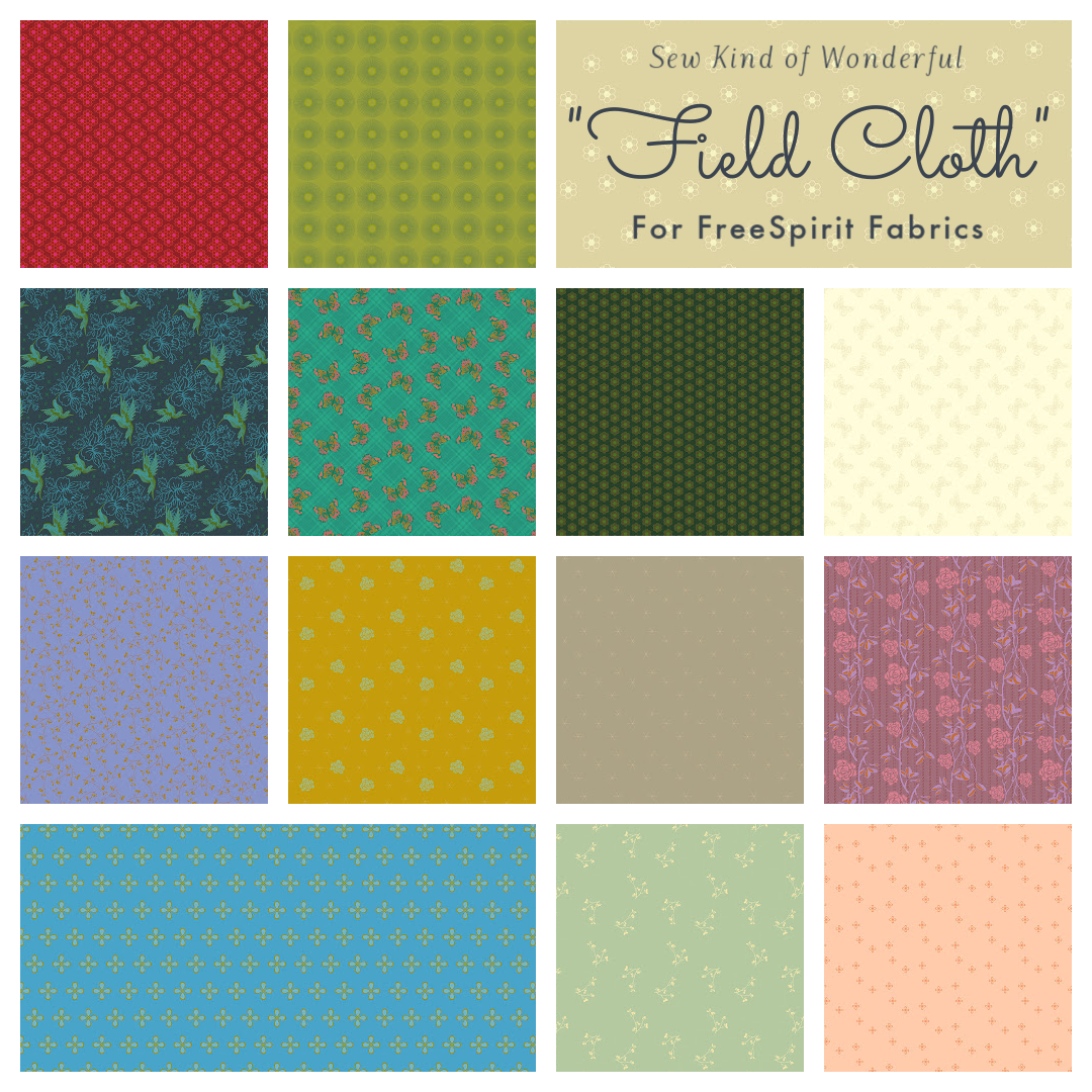 Sew Kind of Wonderful "Field Cloth" for FreeSpirit Fabrics – Whim So Doodle