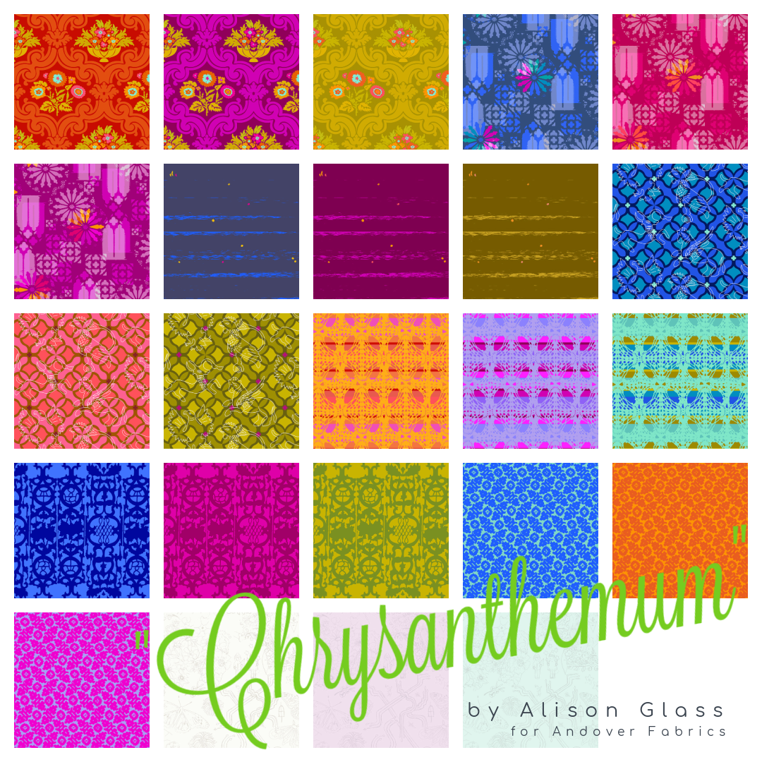 Alison Glass "Chrysanthemum" for Andover Fabrics – Whim So Doodle