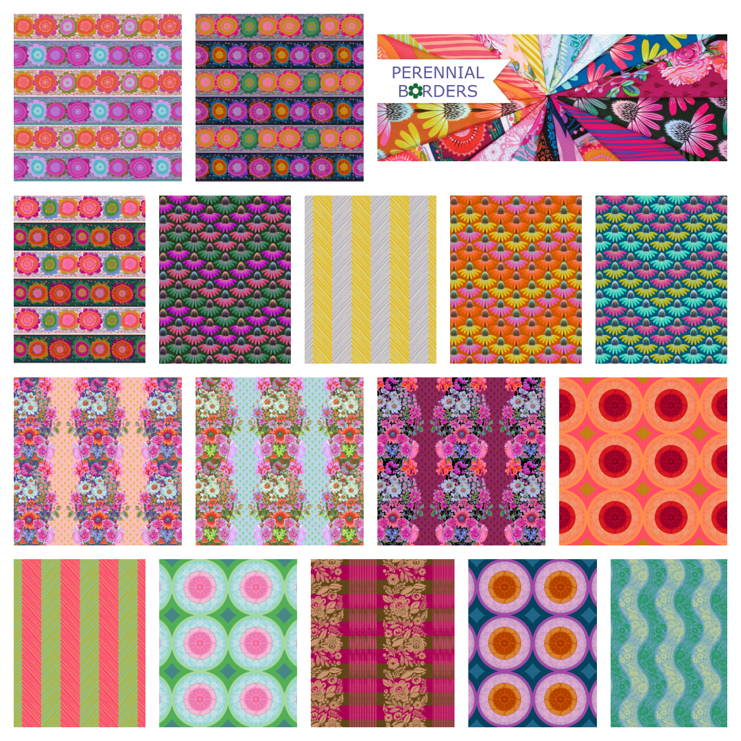 Anna Maria Parry "Perennial Borders" for Northcott Fabrics – Whim So Doodle