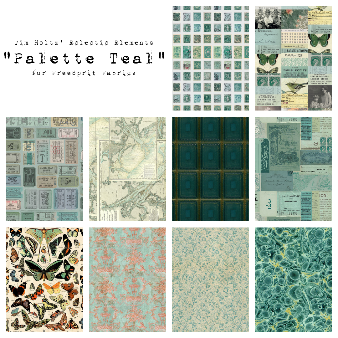 Tim Holtz Eclectic Elements Palette Program - "Palette Teal" – Whim So ...