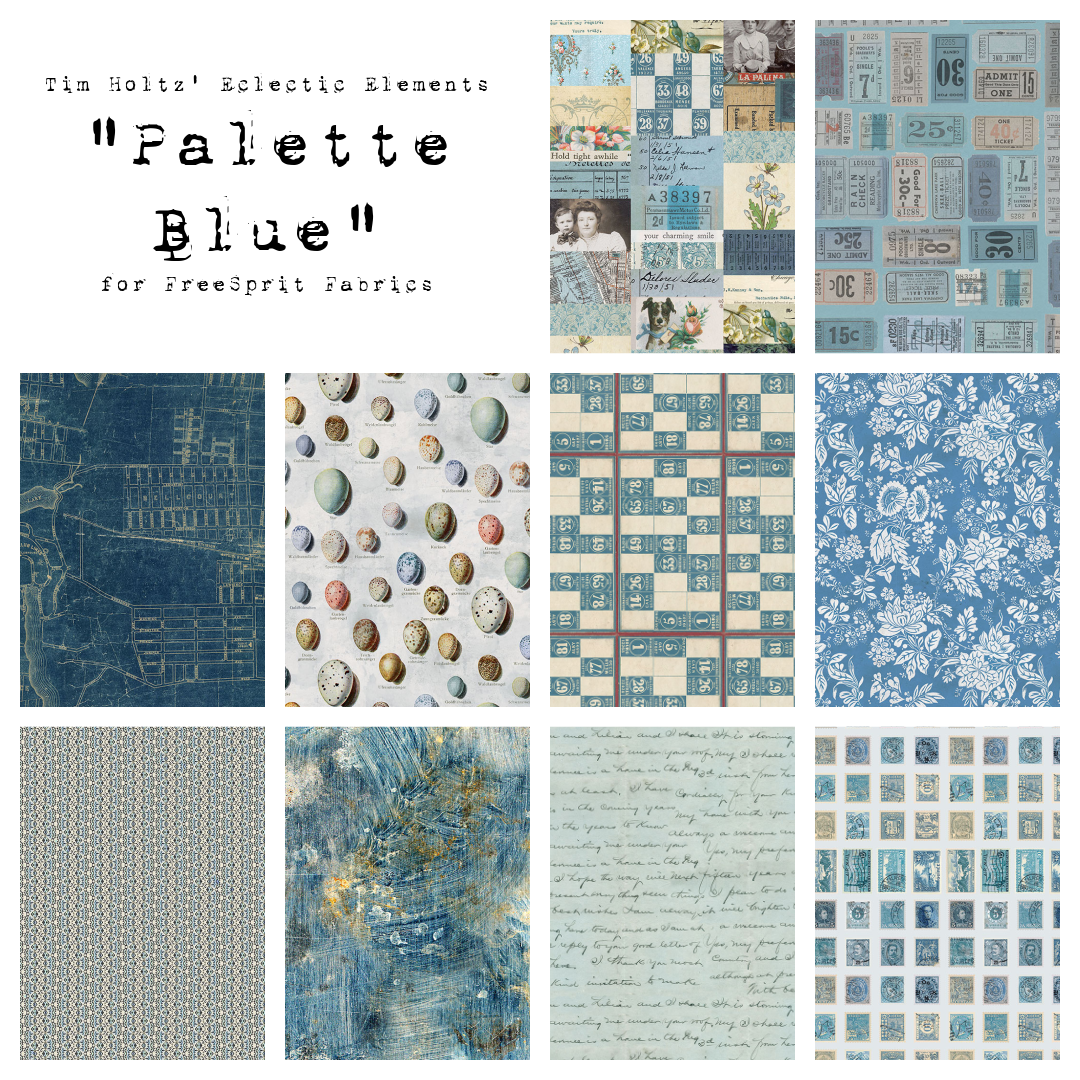 Tim Holtz Eclectic Elements Palette Program "Palette Blue" – Whim So Doodle