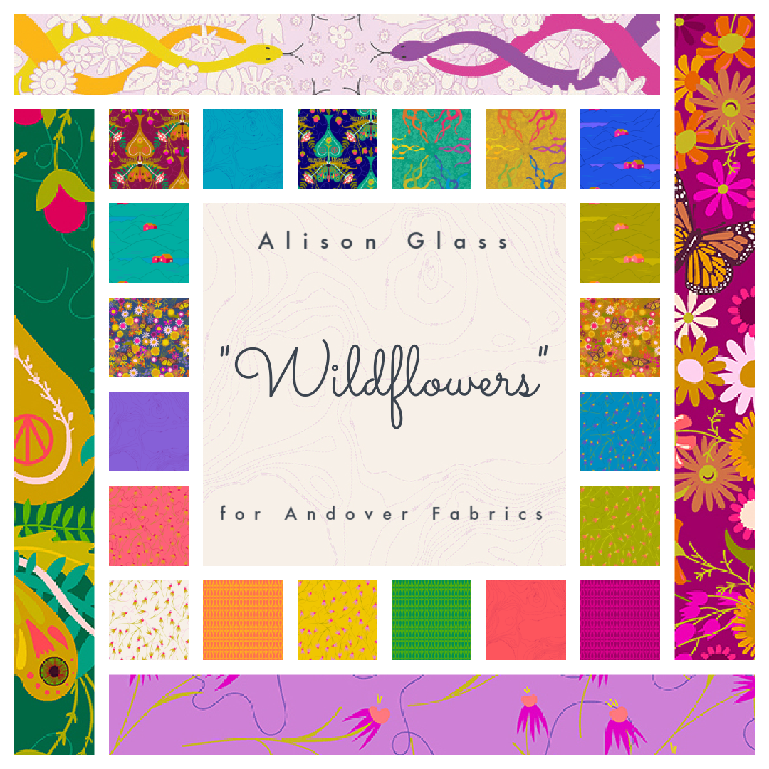 Alison Glass "Wildflowers" for Andover Fabrics – Whim So Doodle