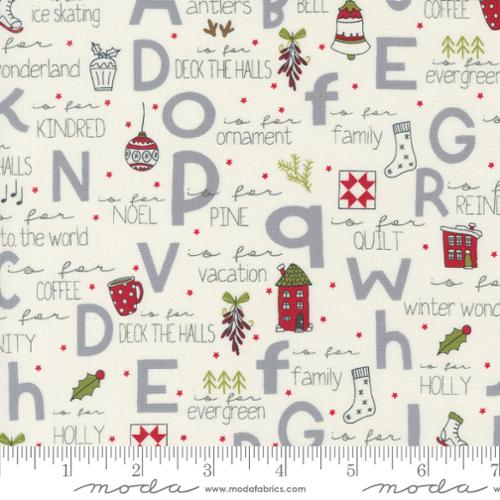 Sweetwater "On Dasher" for Moda Fabrics - A to Z in Vanilla – Whim So ...
