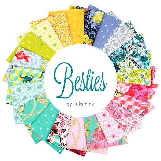 Tula Pink "Besties" - 22 Piece Fat Quarter Bundle – Whim So Doodle