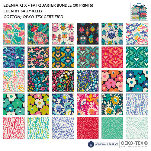 "Eden" Fat Quarter Bundle – Whim So Doodle