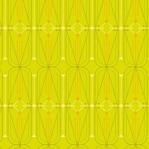 Giucy Giuce "Deco Glo" Kiwi Juke Box - Half Yard – Whim So Doodle